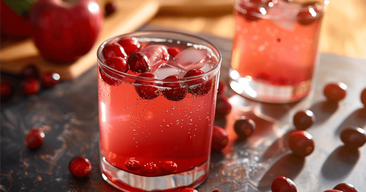 Cranberry apple juice