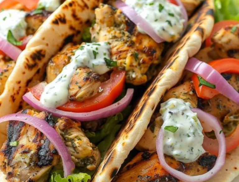 Greek Chicken Gyros