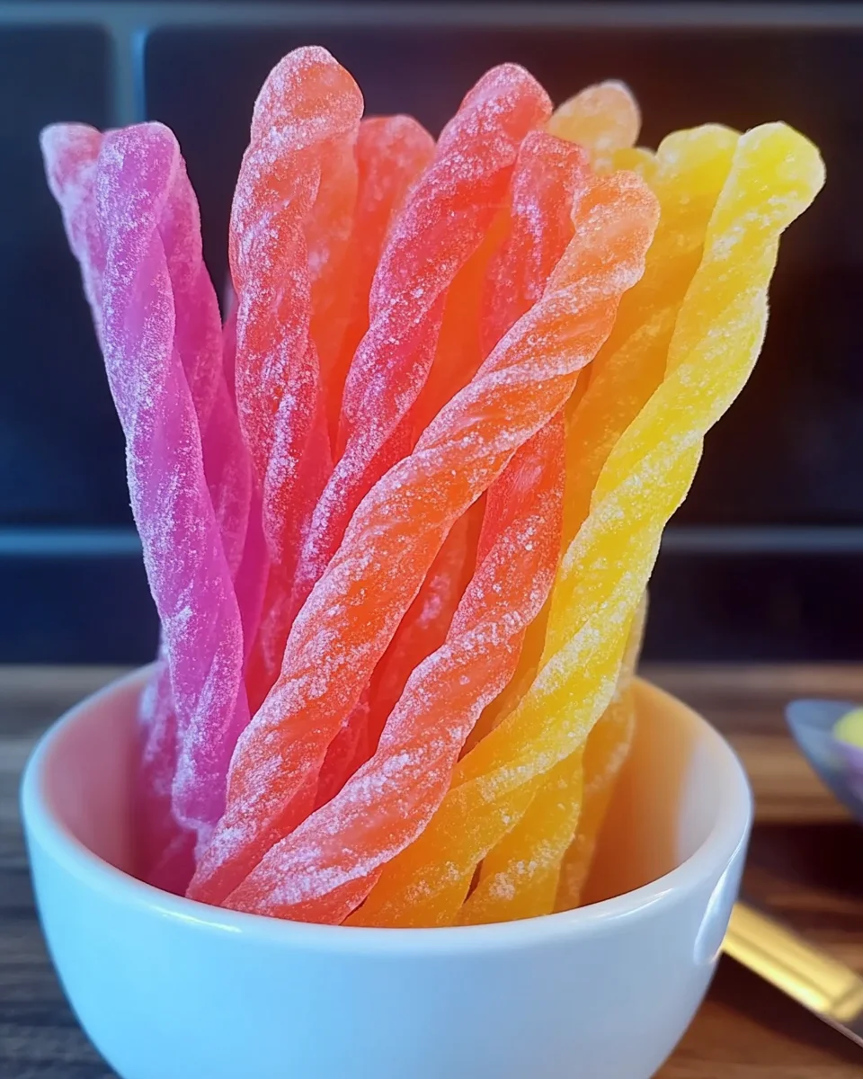 Homemade Kool-Aid Licorice Ropes