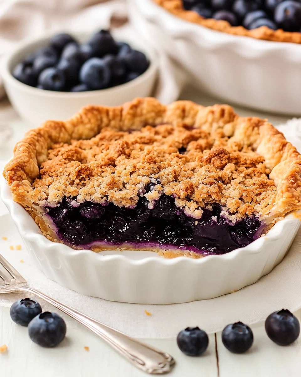 Irresistible Blueberry Crumble Pie Recipe You’ll Love
