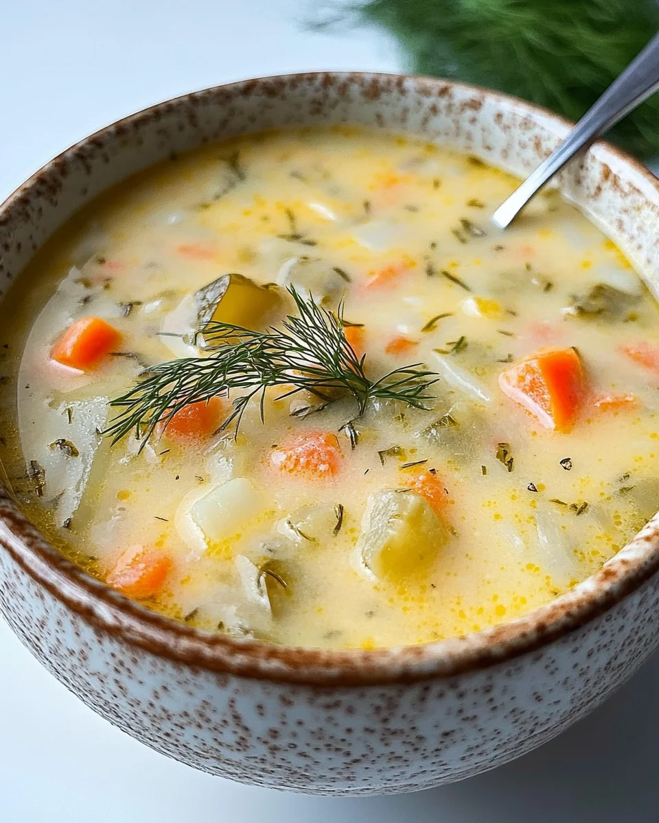 Creamy Dill Pickle Soup Recipe That Comforts