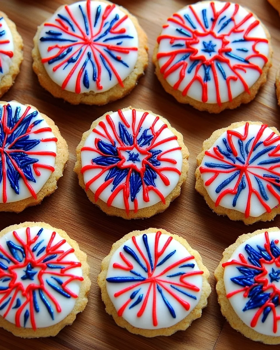 Celebrate with a Delicious Fireworks Sugar Cookie Cake