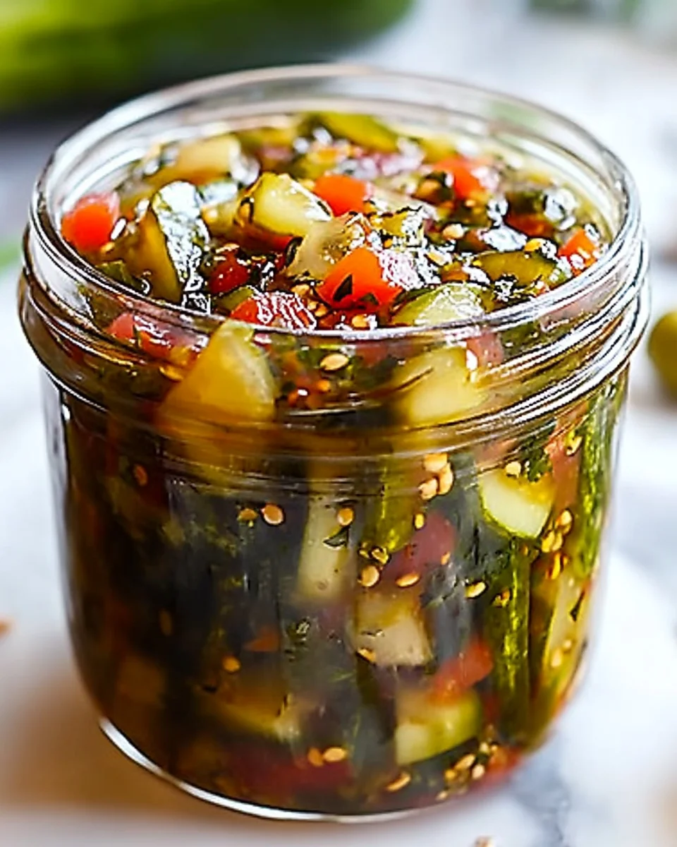 Irresistible Sweet & Spicy Pickle Relish Recipe