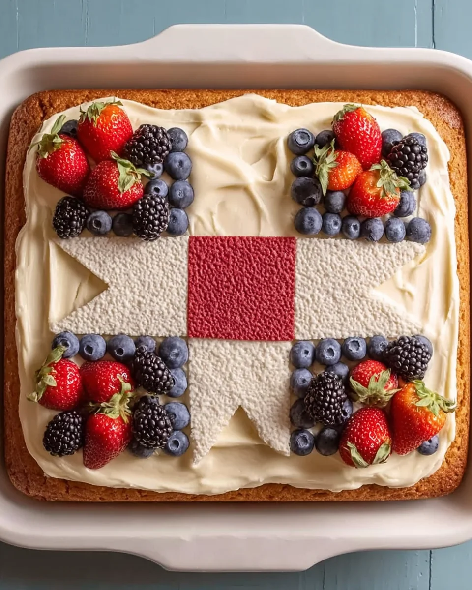 Patchwork Quilt Cake