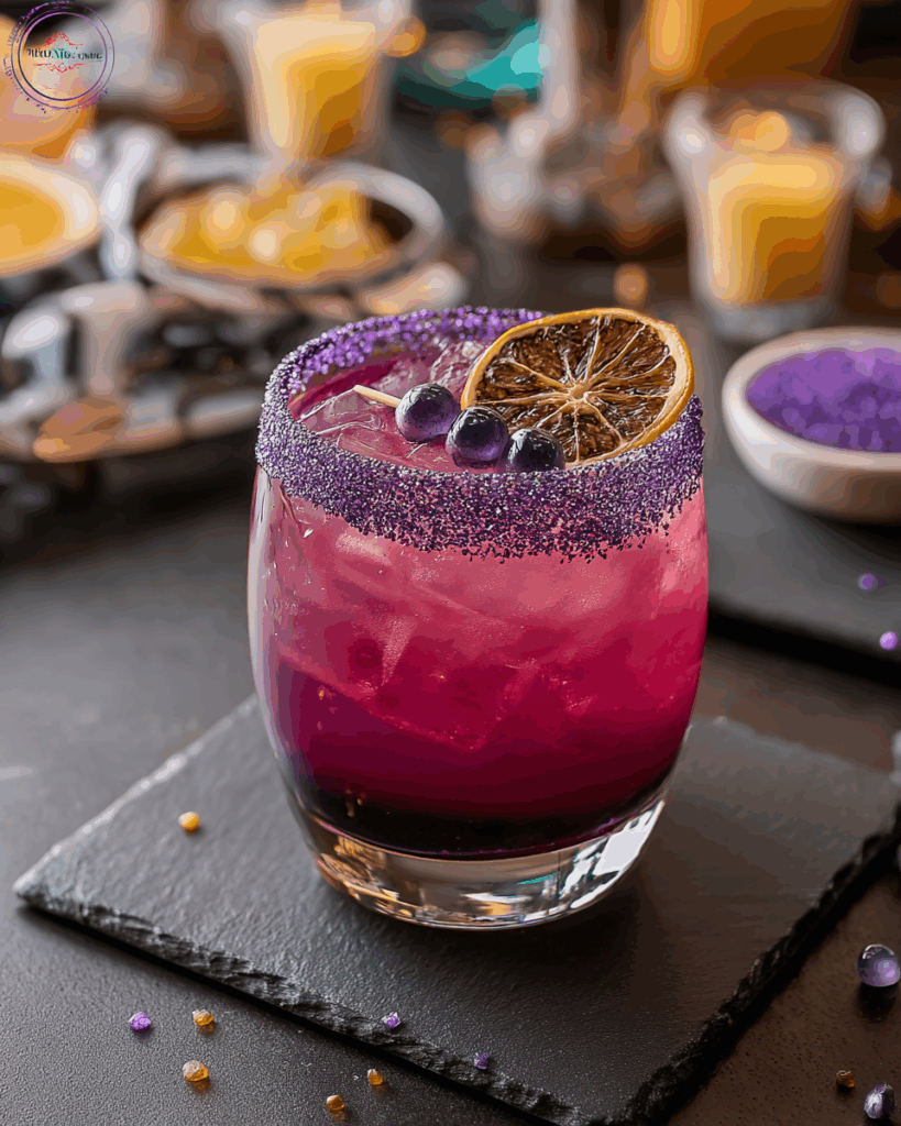 Purple People Eater Halloween Cocktail - A Delightful Spooky Sip
