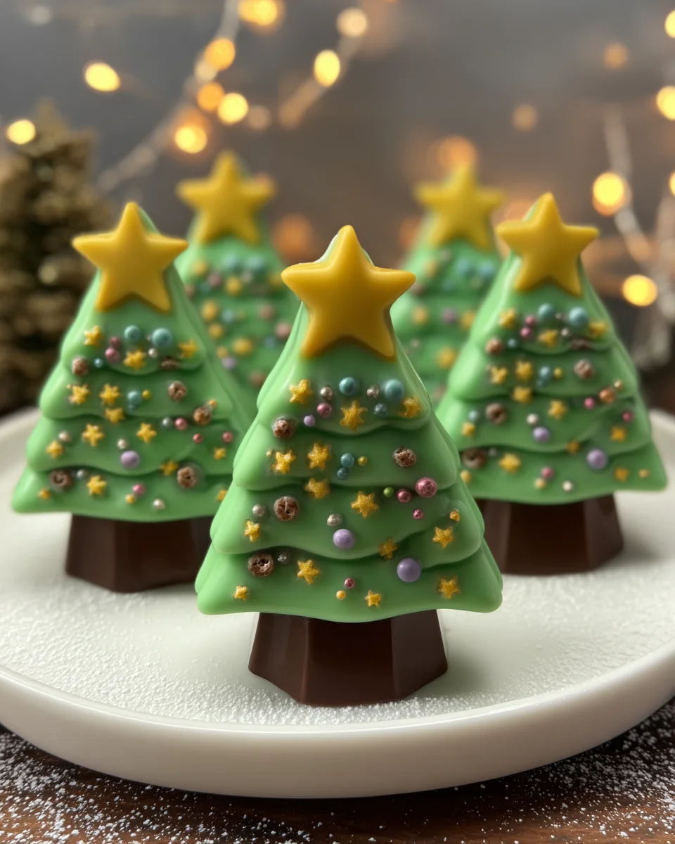 Chocolate Christmas trees: Irresistible Holiday Treats