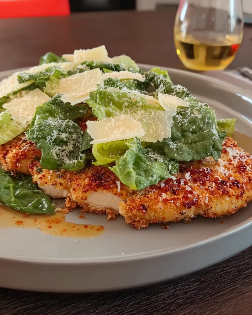 Crispy Chicken Caesar Cutlets - Irresistible Comfort Food Delight