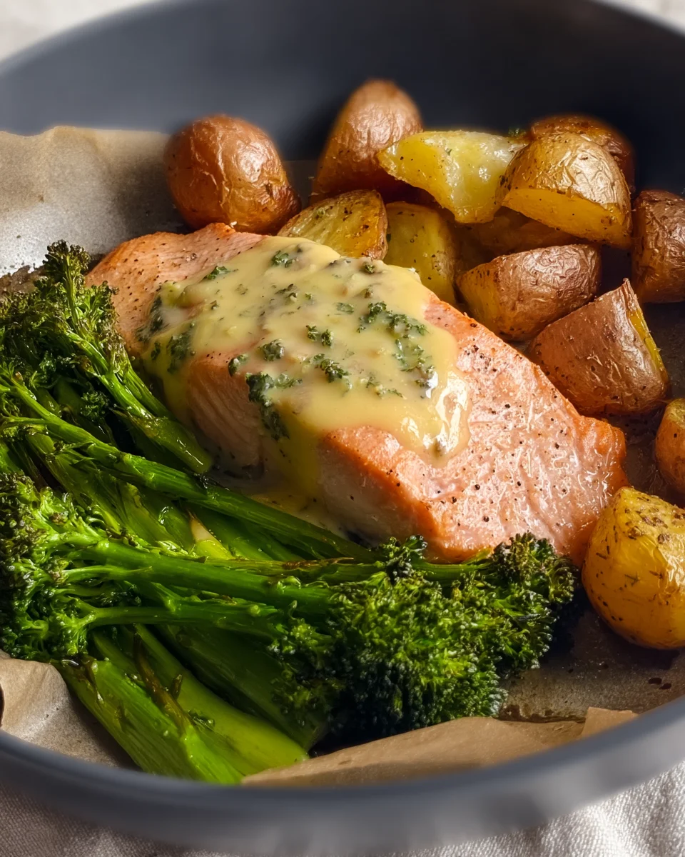 Sheet Pan Baked Salmon with Lemon Sauce: An Easy Delight