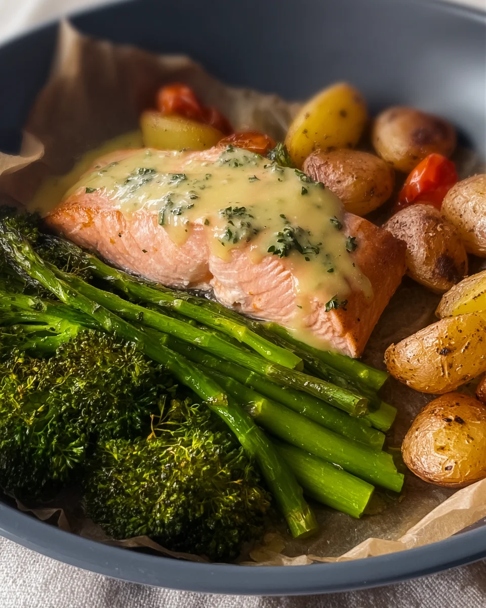 Sheet Pan Baked Salmon with Lemon Sauce: An Easy Delight