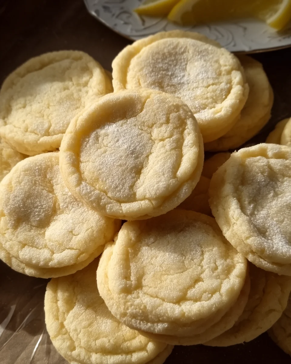 Soft & Chewy Lemon Cookies: Irresistible Fresh Delight